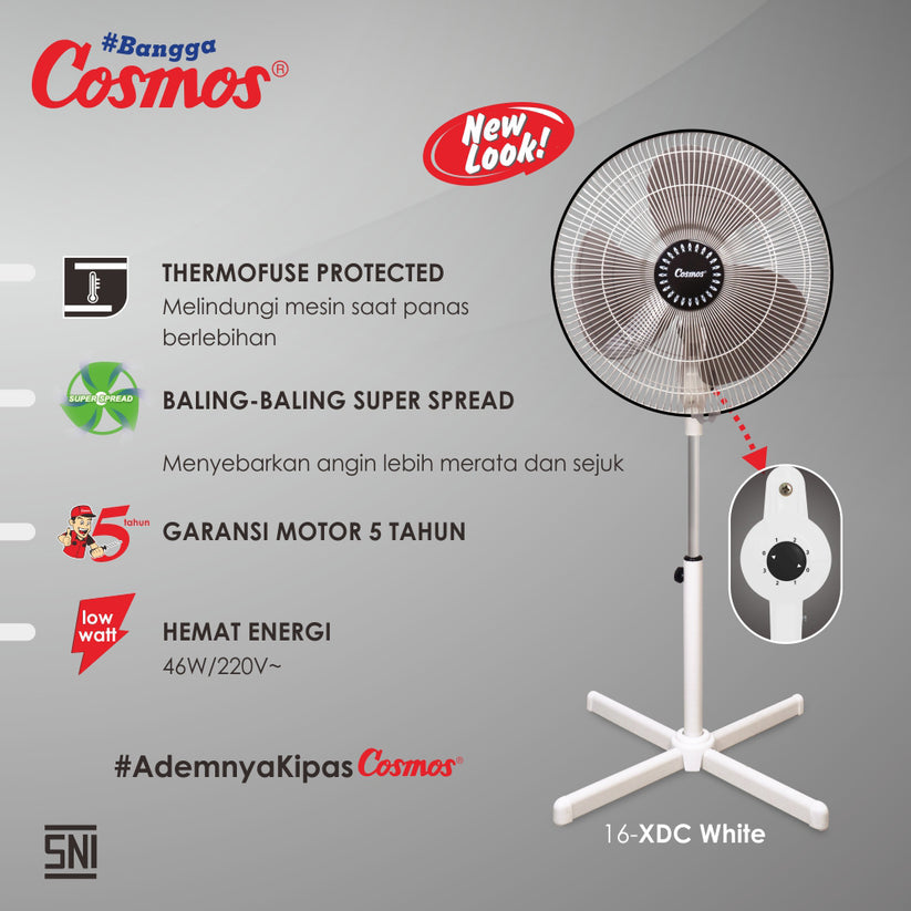 Cosmos Kipas Angin Stand Fan 16-Xdc